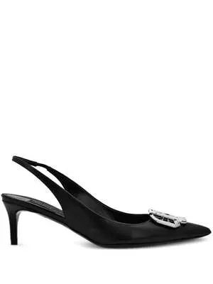 Philipp Plein 50mm Gothic Pumps - ""02 Black""